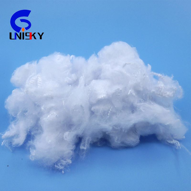 100% virgin polyester staple fiber 1.4d x 38mm for spinning - 上海无不克贸易有限公司